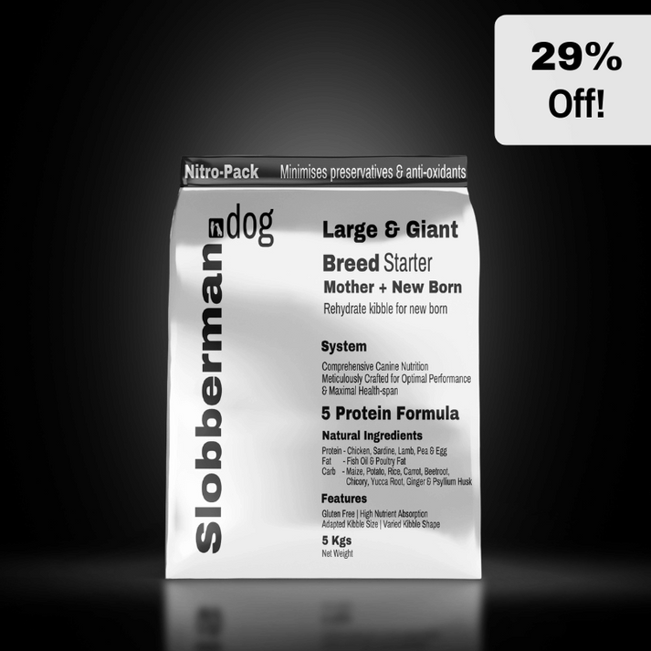 Slobberman.dog Large & Giant Breed Starter Best Dry Dog Food [Kibble]